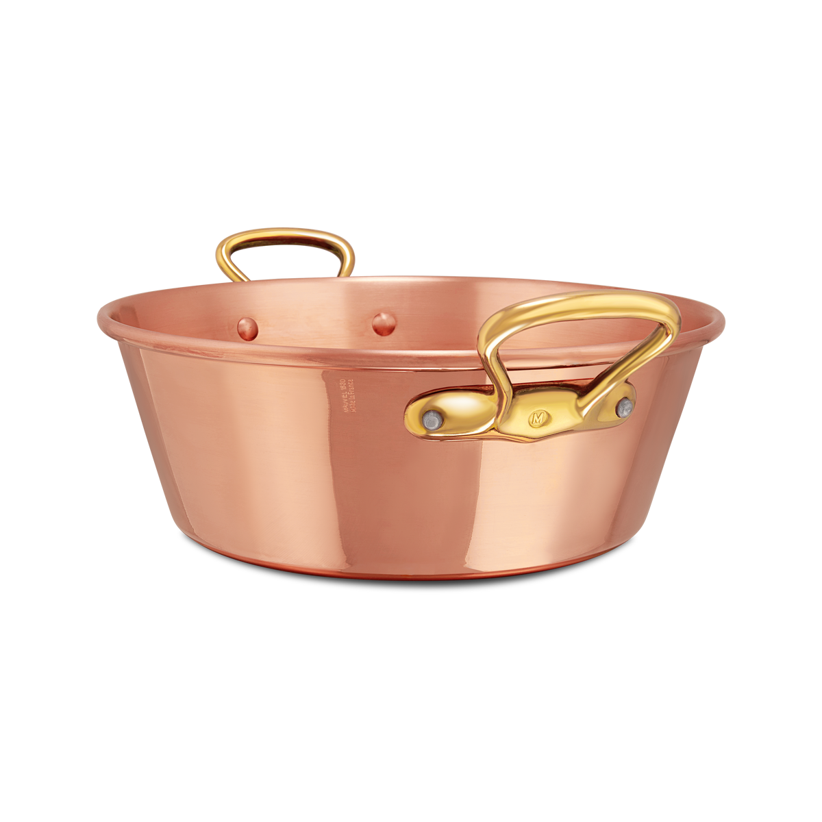 Mauviel M'PASSION Copper Jam Pan With Brass Handles, 6.6-Qt – Mauviel1830